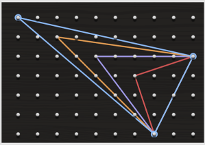 Geoboard Problems for Teachers – Henri's Math Education Blog